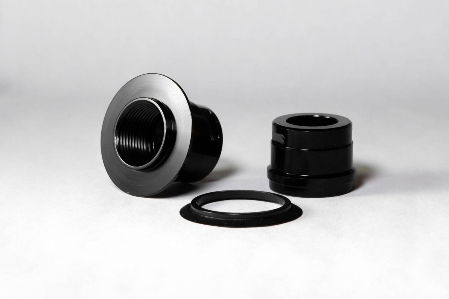 12mm RR end caps 6B steel axle (pair) - Woven